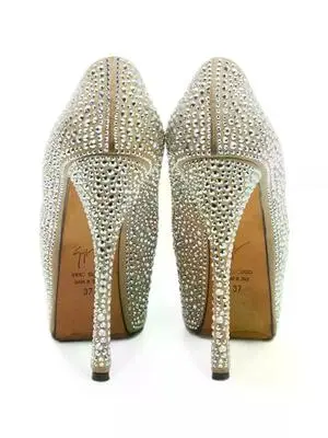 GIUSEPPE ZANOTTI Liza Crystal-embellished Platform Pumps