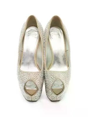 GIUSEPPE ZANOTTI Liza Crystal-embellished Platform Pumps