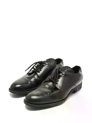 LOUIS VUITTON Logo Monogram Oxford Shoes