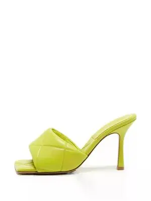 Bottega Veneta Lido Intrecciato Sandals - Green