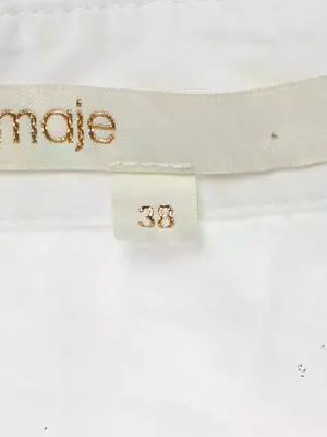 Maje Rebello Cotton Shirt Mini Dress