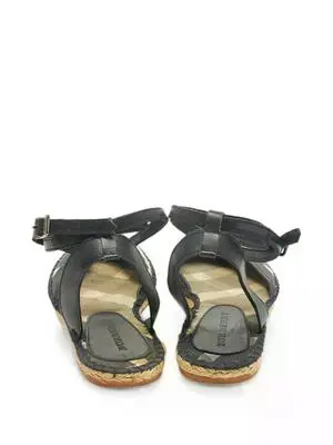 Burberry Check Ankle-strap Espadrilles