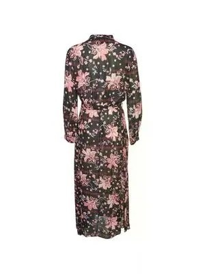 Gucci Floral-print Belted Maxi Dress