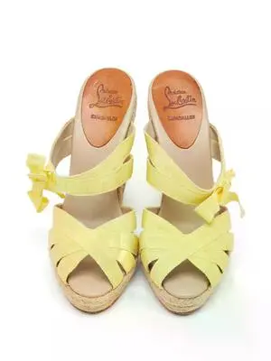 CHRISTIAN LOUBOUTIN Delfin Wedge Sandals