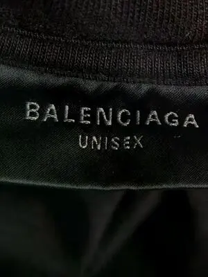 Balenciaga Logo-embroidered Crew-neck T-shirt