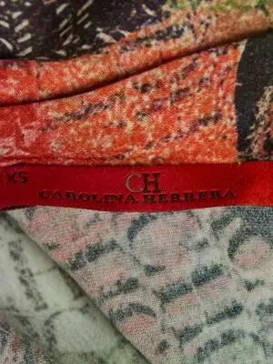 Carolina Herrera Logo-print Midi Dress