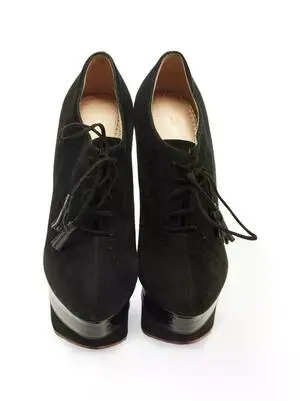 CHARLOTTE OLYMPIA Martha Wedge Ankle Pumps