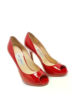 JIMMY CHOO Luna Peep-toe Pumps