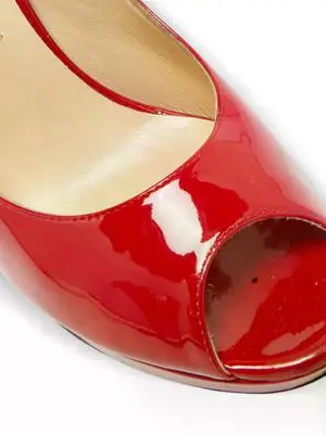 JIMMY CHOO Luna Peep-toe Pumps