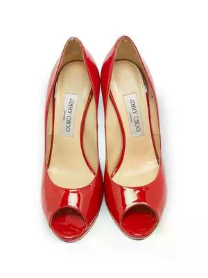 JIMMY CHOO Luna Peep-toe Pumps