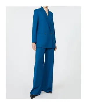Max Mara Wool Trousers With Belt