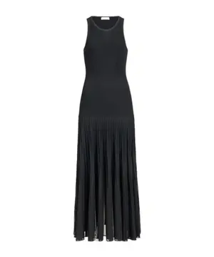 Alaïa Pleated Sheer Dress