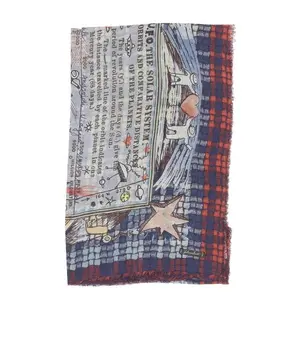 Faliero Sarti Printed Scarf - Gray