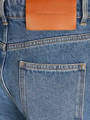 Victoria Beckham Logo Patch Jeans