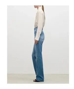 Victoria Beckham Logo Patch Jeans