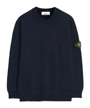 Stone Island Crew Neck Knitwear - Blue