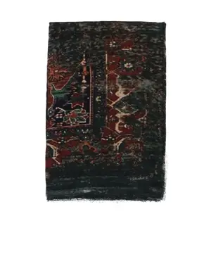 Faliero Sarti Printed Scarf - Black