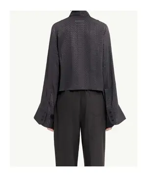 MAISON MARGIELA Viscose Blend Jacquard Shirt