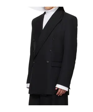 EGONLAB Oversized Double-breasted Wool Suit Jacket