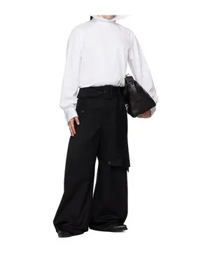 EGONLAB Belted Trench Belt Loop Casual Pants