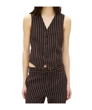ANN DEMEULEMEESTER Stanse Classic Waistcoat - Black