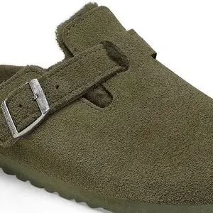 BIRKENSTOCK Boston Suede Slippers