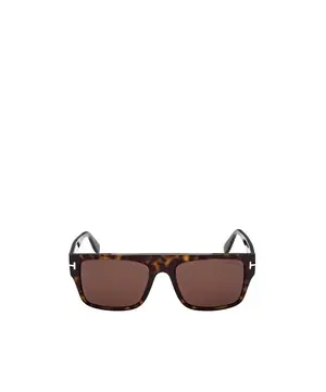TOM FORD Dunning Square Frame Sunglasses - Brown