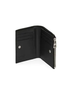 Loewe Slim Compact Walllet In Textured Classic Calfskin