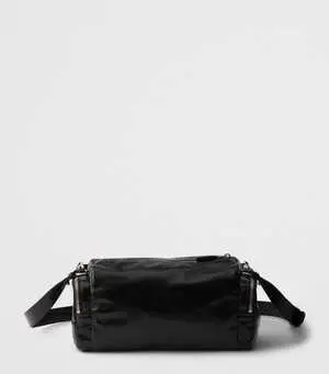 Prada Leather Rectangle Cross-body Bag - Black