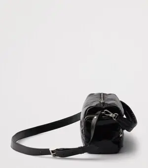 Prada Leather Rectangle Cross-body Bag - Black