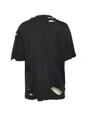 Balenciaga Distressed Logo-print T-shirt