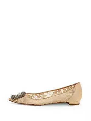 Manolo Blahnik Embellished Flats For Women