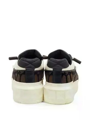 Valentino Garavani One Stud Toile Iconographe Sneakers - Brown