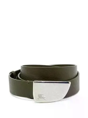 Burberry Shield Buckle Belt - Green