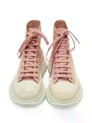 Alexander McQueen Tread Slick High-top Sneakers - Pink