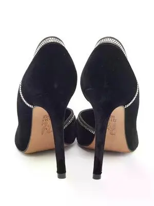 GINA Crystal-embellished D'orsay Pumps