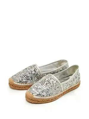 Dolce & Gabbana Tone Round Toe Slip-on Espadrilles