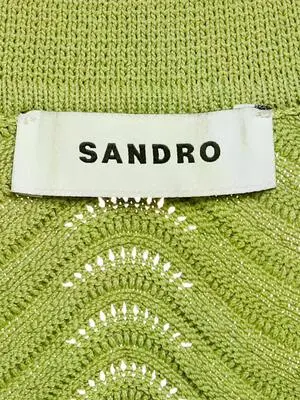 Sandro Textured Sleeveless Top