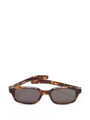 FLATLIST Rectangle-frame Sunglasses - Brown
