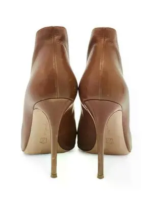 GIANVITO ROSSI Vamp Peep-toe Ankle Pumps