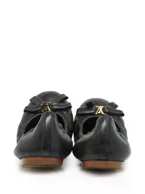 LOUIS VUITTON Perforated Monogram Ballet Flats