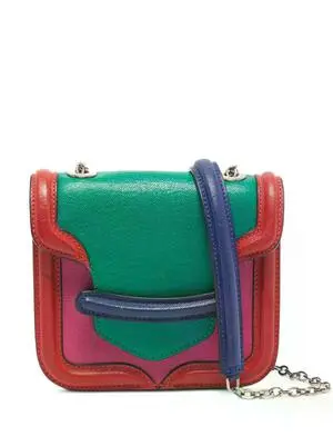 Alexander Mcqueen Silver Tone Cross Body Bags