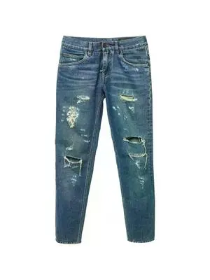 Dolce & Gabbana Distressed Slim-fit Jeans