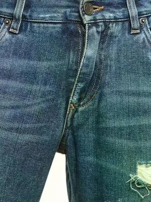Dolce & Gabbana Distressed Slim-fit Jeans