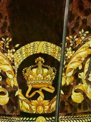 Versace Barocco Print Quilted Jacket
