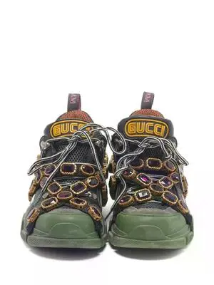 Gucci Flashtrek Crystal-embellished Sneakers