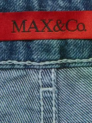 MAX&CO. Bleached-effect Denim Shorts