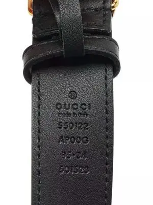Gucci Zumi Interlocking G Horsebit Belt