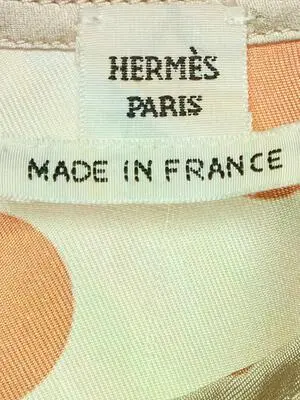 Hermès Clic Clac À Pois Silk Shift Dress