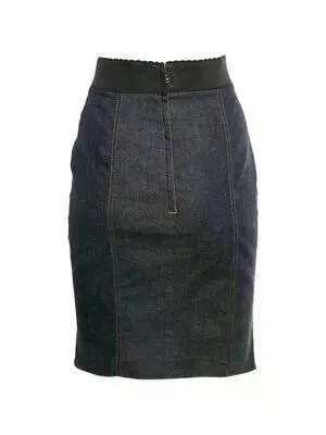Dolce & Gabbana Zip-up Pencil Skirt